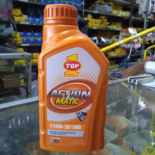 Jual Oli Top 1 Matic 0,8L Synthetic Blend SAE 10W-30 Oli Mesin Motor ...