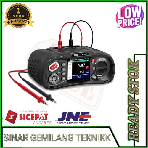 Jual CEM DT-6650 Multifunction Installation Tester with insulation ...