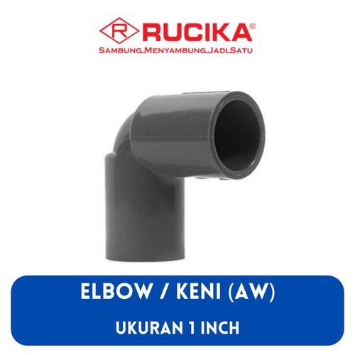 Jual Keni / Elbow / Knee Rucika AW (Tebal) Ukuran 1" Inch Pipa PVC ...