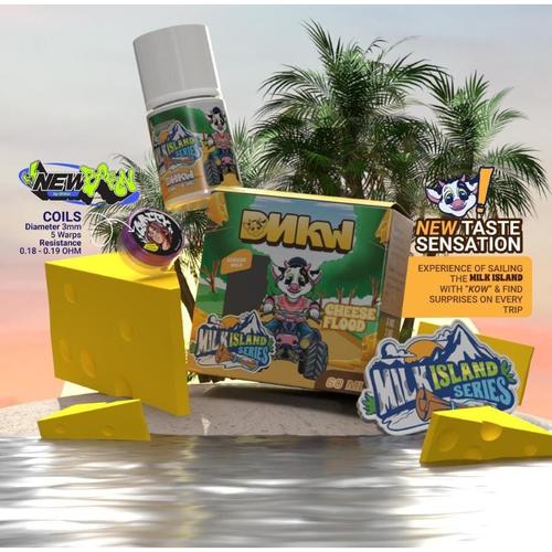 Jual NEW LIQUID DNKW CHEESE FLOOD 60ML FREEBASE 100% AUTHEN - 6MG ...