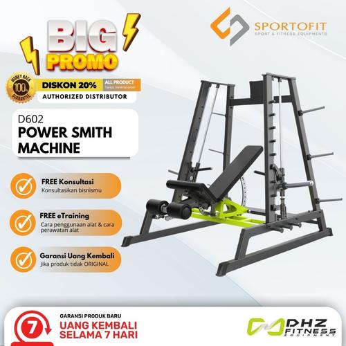 Jual Power Smith Machine Dual System Upper D602 / DHZ /GYM - Kota ...