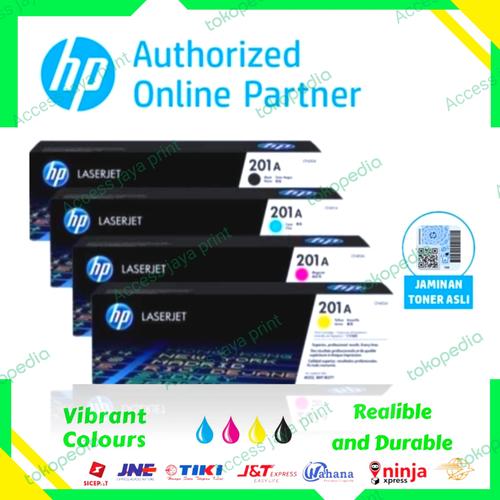 Jual Toner Hp 201A Full Set(4 Warna) Black Color Original Cartridge ...