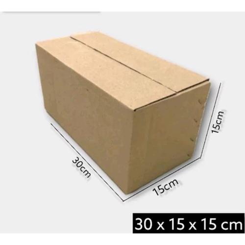 Jual Kardus box Ukuran 30x15x15 cm Single wall polos - Jakarta Timur ...