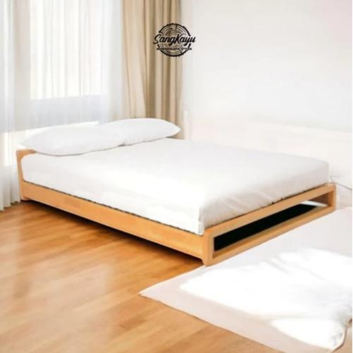 Jual Rangka tempat tidur kayu single divan kayu divan minimalis kayu ...