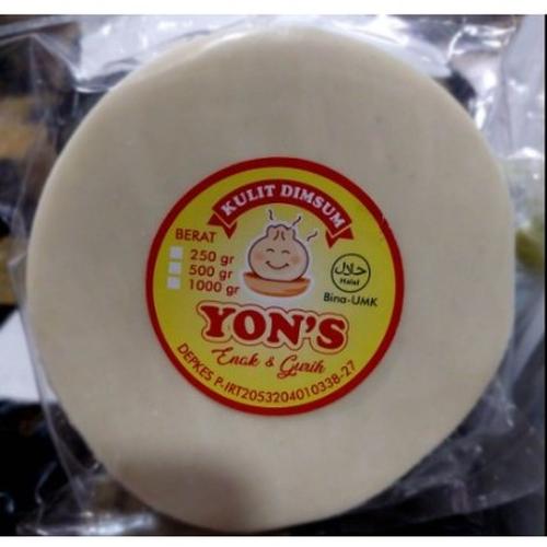 Jual KULIT DIMSUM UKURAN 9 CM ISI 80 BULAT 500 GR DIM SUM SIOMAY ...