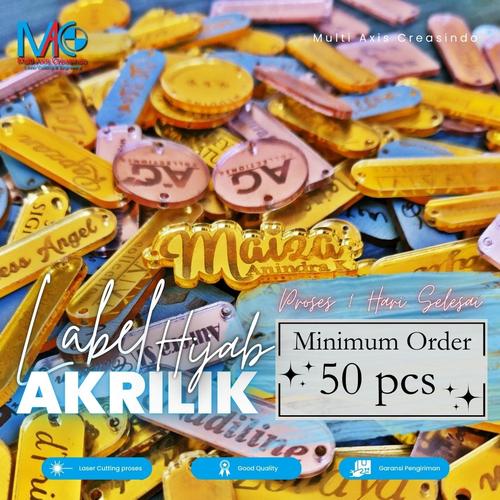 Jual Label Hijab Akrilik / Label Akrilik Custom - Kab. Bandung ...