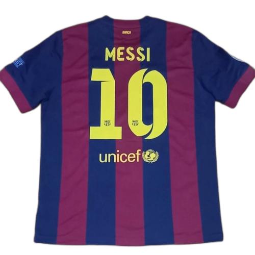 Jual Lionel Messi #10 FC Barca Home 2014/2015 UCL Treble Season MSN FCB ...