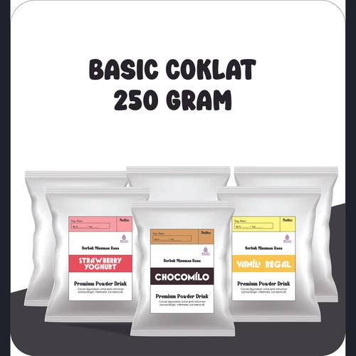 Jual POWDER / BUBUK MINUMAN VARIAN BASIC COKLAT KEMASAN 250GRAM ...