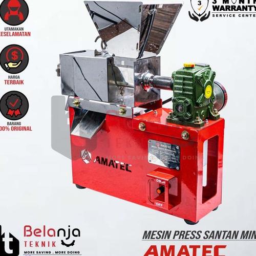 Jual Ponco Jaya Amatec Mesin Press Santan Mini Set Dinamo Reducer 40 ...