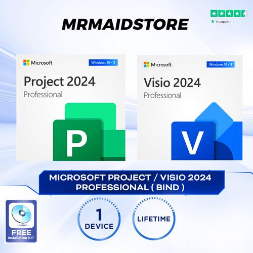 Promo Microsoft Office Visio 2024 / Project 2024 - Original - Visio ...