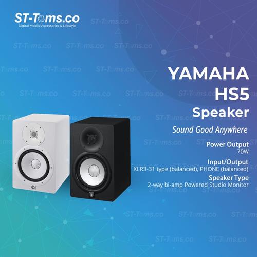 Jual Yamaha HS5 HS 5 H S5 5'' Powered Studio Monitor Speaker - Black ...
