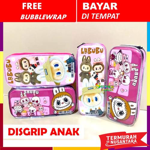 Jual Tempat Pensil Labubu Peralatan Sekolah Kotak Pensil Anak Perempuan ...