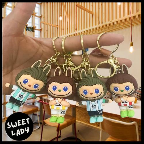 Jual Car Keychain Labubu Soccer Argentina Keychain Gantungan Labubu In ...