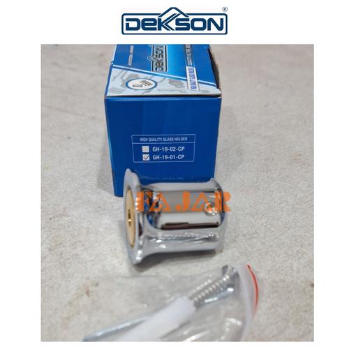 Jual Glass Clamp Dekson GH 19-01 CP Konektor Pipa Ke Tembok - Kota ...