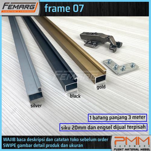 Jual frame 06 & 07 FEMARG | profil alumunium gagang pintu lemari edging ...