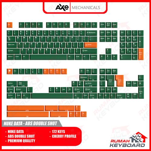Promo KEYCAP - KEYCAPS - CHERRY - NUKE DATA - ABS - DOUBLE SHOT ...