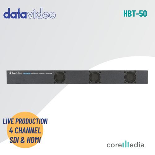 Promo Datavideo HBT-50 4-Channel Long-Range HDBaseT Receiver with HDMI ...