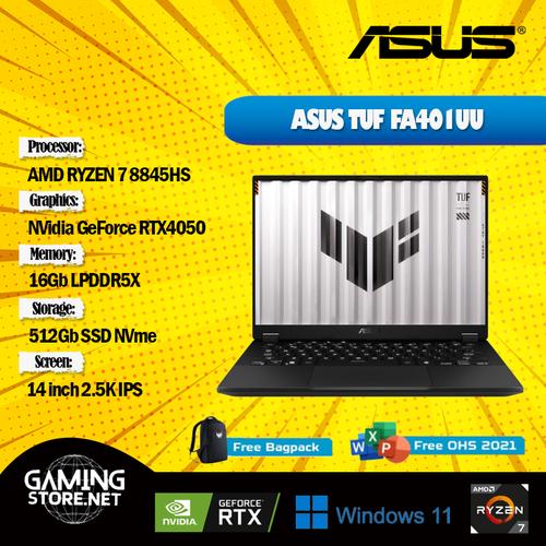 Promo ASUS TUF Gaming A14 FA401UU RYZEN 7-8845HS 16GB 512GB RTX4050 6GB ...