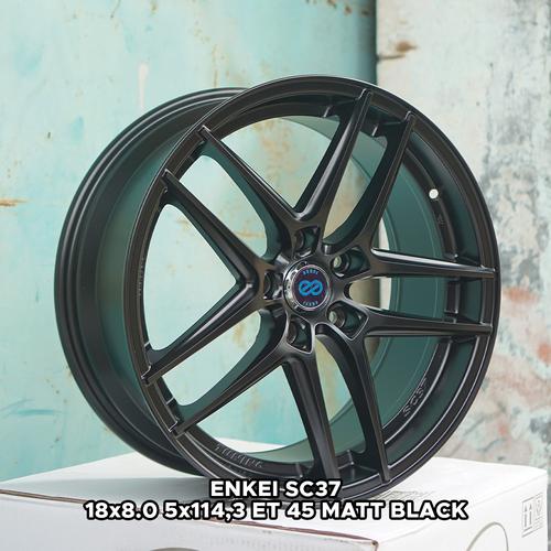 Promo Velg Mobil Enkei SC37 18x8.0 5x114.3.ET 45 Matt Black Cicil 0% 3x ...