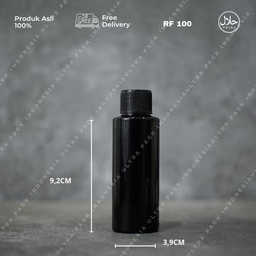 Jual BOTOL PET RF 100ML HITAM & TUTUP ULIR PLASTIK GARIS HITAM - Kota Tangerang - ULTRA PACK ...