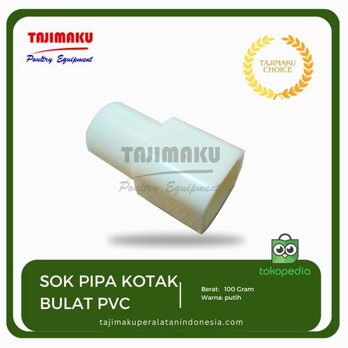 Jual sok kotak bulat pvc pipa bulat kotak waterline minum ayam tajimaku ...