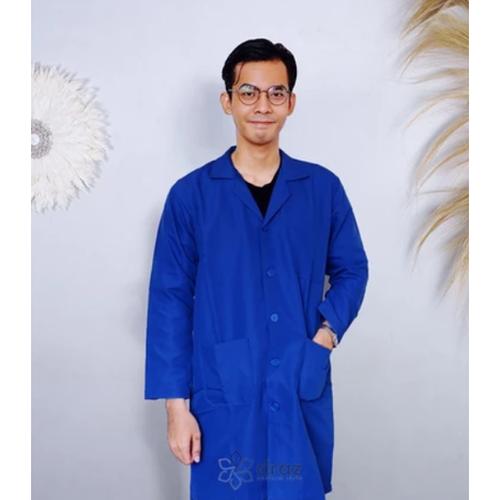 Jual JAS LAB, JAS LABORATORIUM, JAS LAB LENGAN PANJANG - Biru Benhur, S ...