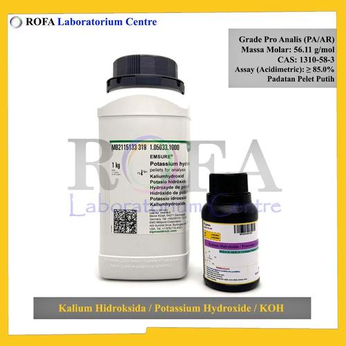 Jual Kalium Hidroksida / Potassium Hydroxide / KOH Pro Analisis Merck ...