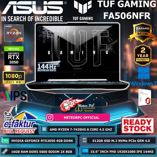 Jual Asus TUF A15 FA506NFR-R725B6T-O /AMD Ryzen 7-7435HS/16GB/512GB SSD ...