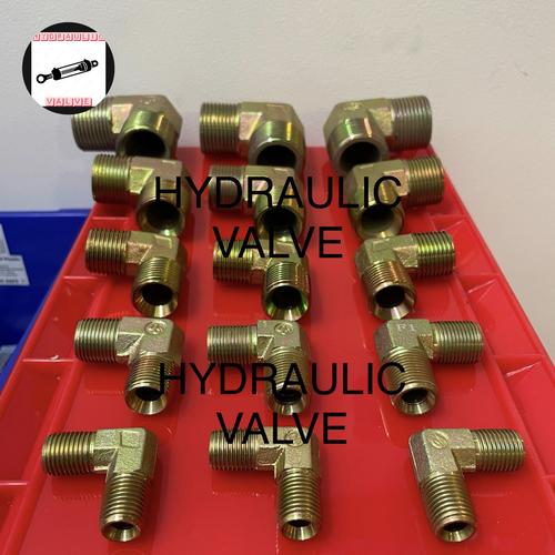 Jual Elbow nepel 1 inch NPT x 1 inch MU (BSP hex kecil) / elbow nepel ...