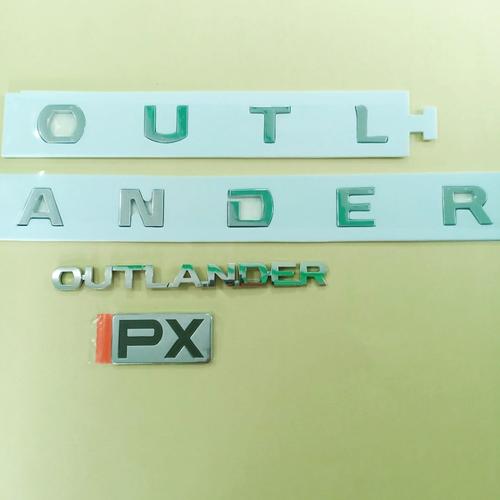 Jual Emblem logo mitsubishi OUTLANDER ukuran original bagasi dan kap ...