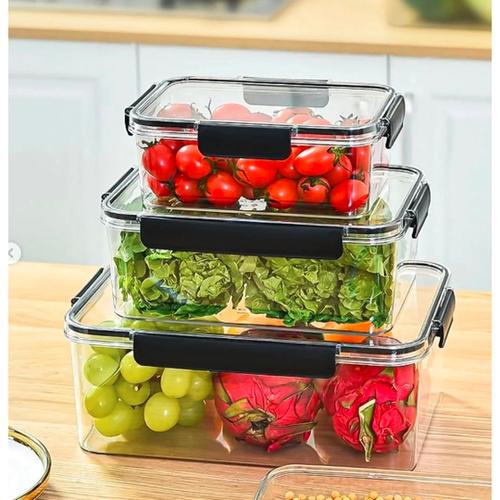 Jual Box Container Food Segel Kedap Udara Ultra Jernih Tirisan ...