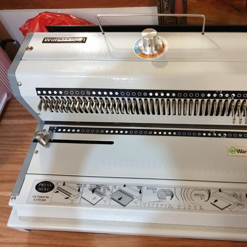 Jual Mesin Jilid Ring Kawat 3:1 Wire Comb Binding Machine Renz Germany ...