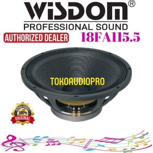 Jual Wisdom 18FA115.5 18 Inch Speaker Component Original Komponen ...