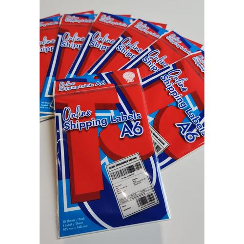 Jual T&J Online Shipping Labels A6 - Jakarta Barat - tjlabels | Tokopedia