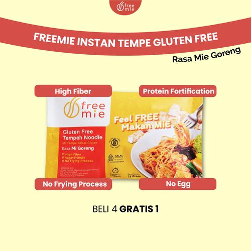 Promo Freemie Goreng Tempe Gluten Free ~ Mie Tempe ~ High Fiber Vegan ...