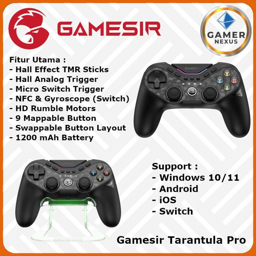 Jual Gamesir Tarantula Pro Controller Wireless Gamepad Hall Effect Stick - Hitam, Garansi 1 ...