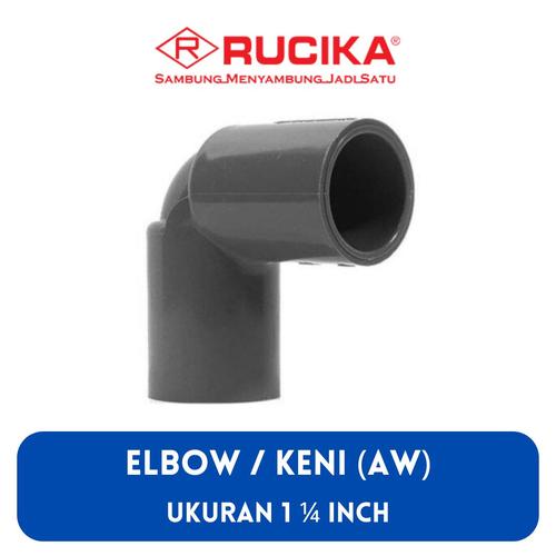 Jual Keni / Elbow / Knee Rucika AW (Tebal) Ukuran 1 1/4" Inch / 1.25 ...