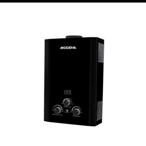 Jual MODENA Water Heater Tankless Gas Instant Black GI-0680 FCBK ...