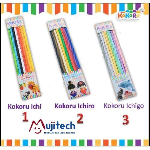 Jual KOKORU KERTAS STRIPE BERGELOMBANG ICHI ICHIGO ICHIRO CORRUGATED ...