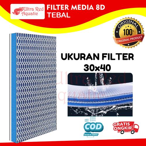 Jual Kapas Filter 8D HoneyComb Filter Media Aquarium Tebal Busa ...