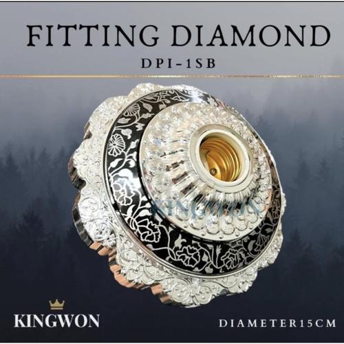 Jual FITTING LAMPU PLAFON HIAS DIAMOND DPI 1 SB KINGWON FITTING LAMPU ...