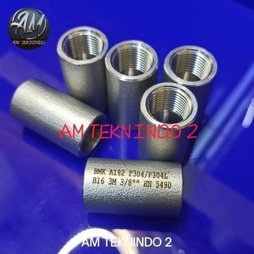 Jual Socket Stainless SS304 Class 3000 Drat 1/2" inch NPT / Coupling ...