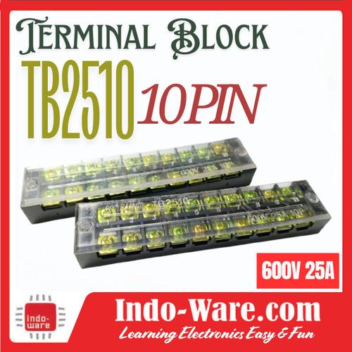Jual Terminal Blok 25A TB2510 tb 250 10 pin - Kota Semarang - indo-ware ...