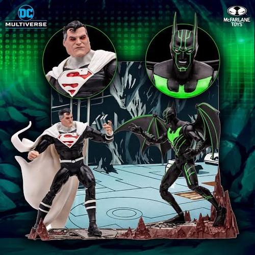 Promo McFarlane Ori DC Multiverse Justice lord Superman vs Batman ...