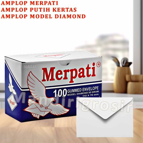 Jual Amplop Putih Kertas * Merpati Amplop * Amplop Model Diamond * Uk ...