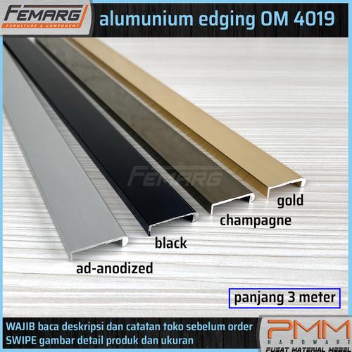 Jual Profil edging aluminium bulat OM 4019 FEMARG | profil alumunium ...