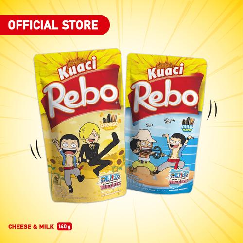 Jual Rebo Kuaci Bundling Rasa Cheese & Milk Ukuran 140gr - Cemilan Biji ...