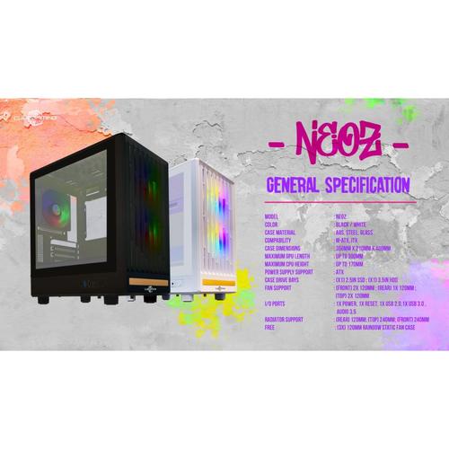 Jual CUBE GAMING NEOZ - mATX Gaming Case - Mesh Front Panel Design ...