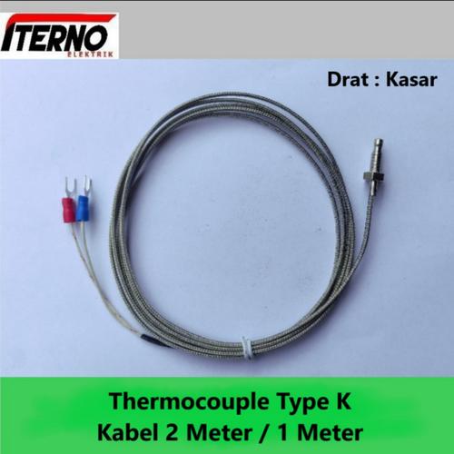Jual Thermocouple Thermokopel Type K M6 Kabel 1M 2M - 2 Meter - Kota ...