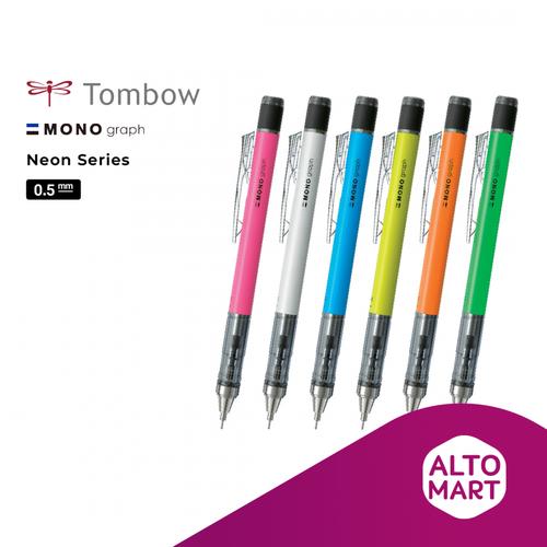 Jual Tombow Mono Graph NEON Series Mechanical Pencil 0.5 mm Pensil ...